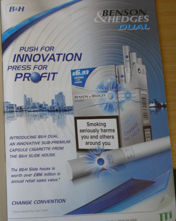 Product Innovation - Tobacco Tactics